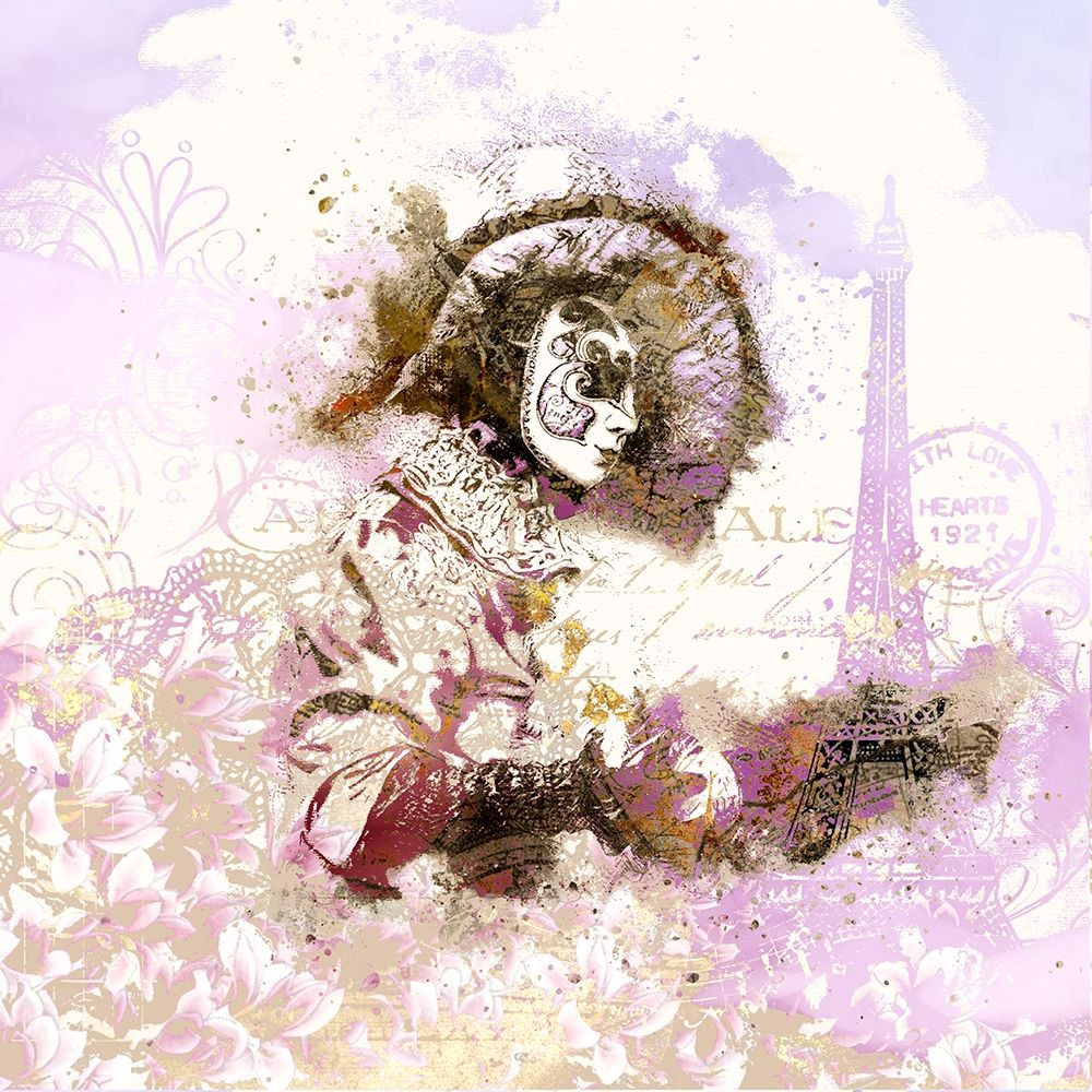 Paris Masquerade II Poster Print by Ronald Bolokofsky # FAS1597 ...