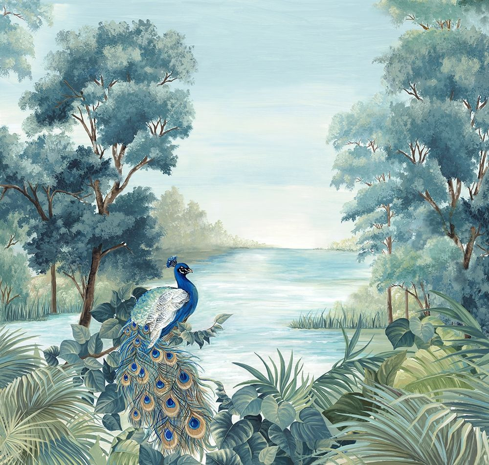 Peafowl Poster Print by Eva Watts # EW506A - Posterazzi