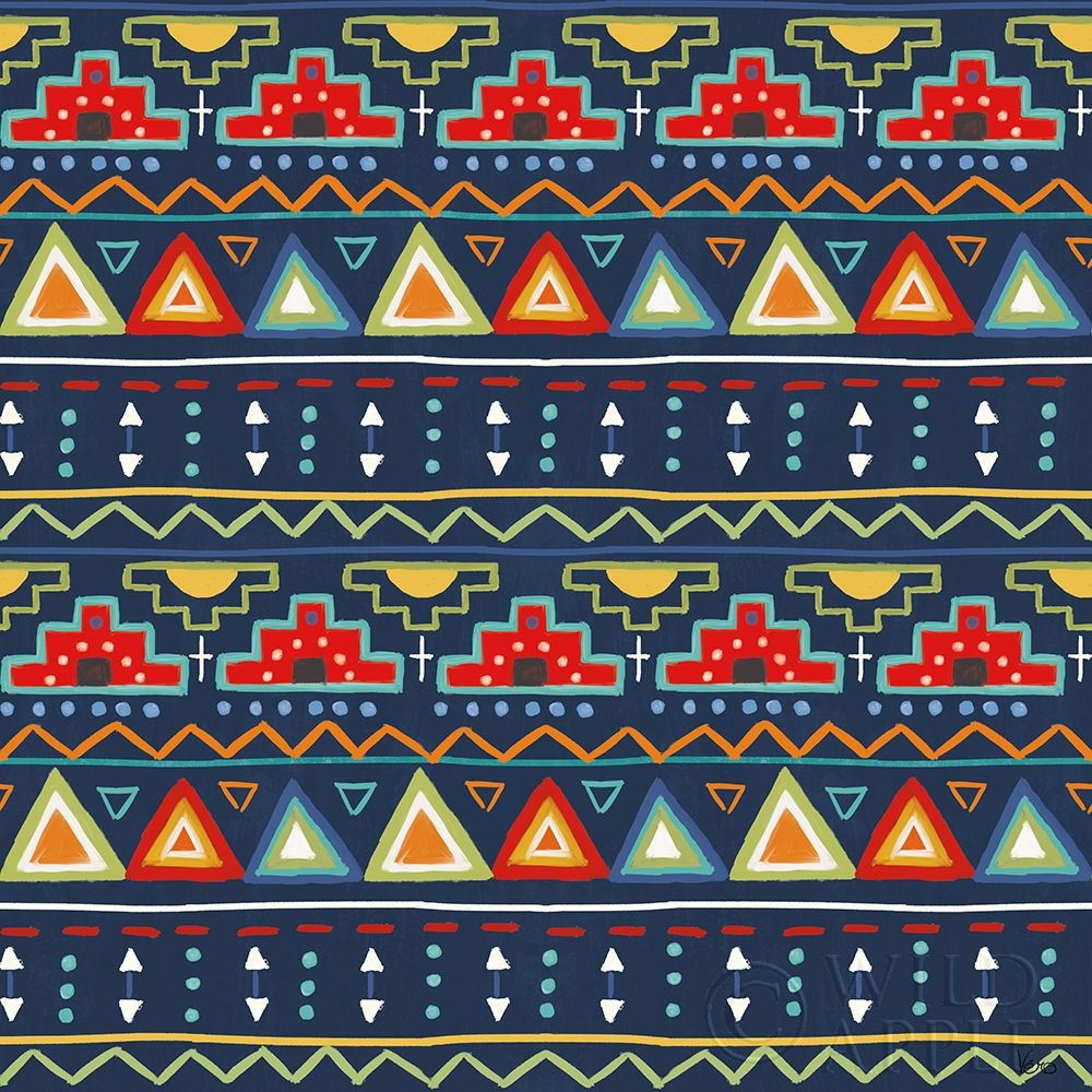 Tex Mex Fiesta Pattern VB Poster Print by Veronique Charron # 61944 ...