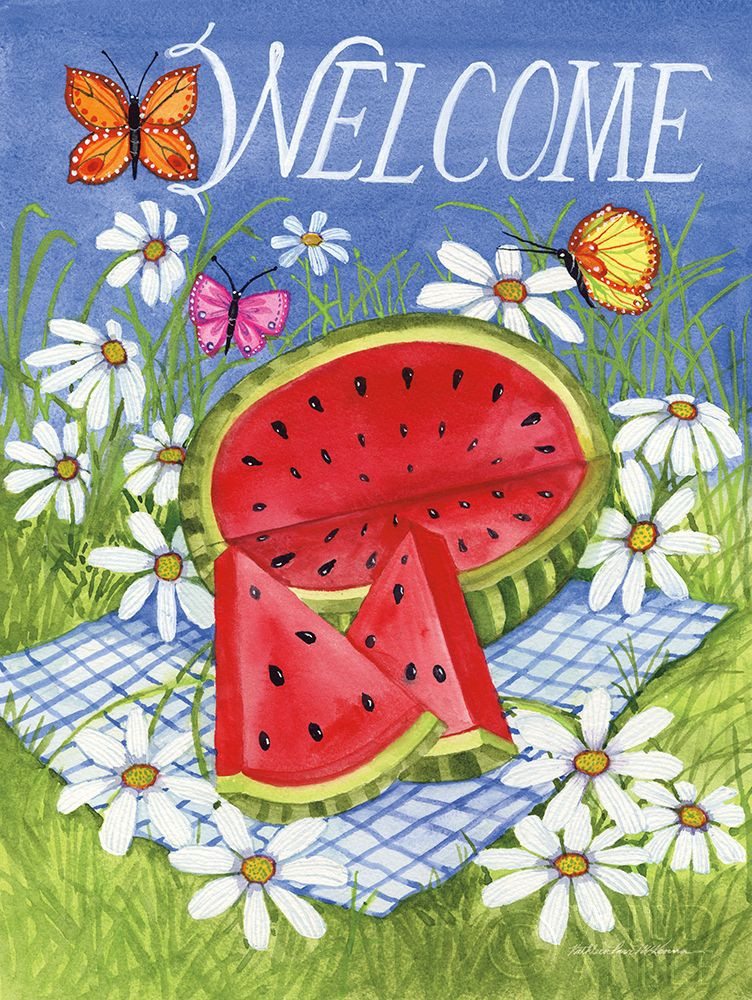 Summertime Welcome Poster Print by Kathleen Parr McKenna # 59775 ...