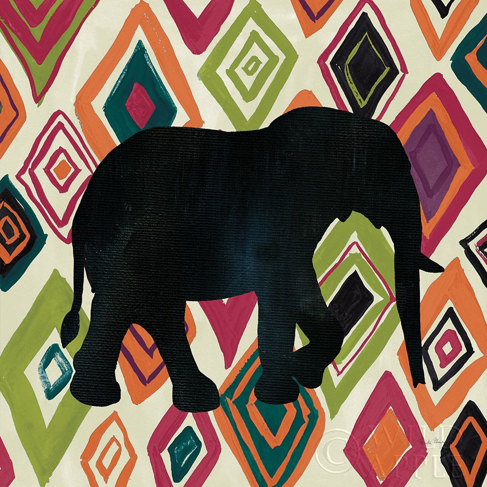 African Animal I Jewel Poster Print by Farida Zaman # 53984 - Posterazzi