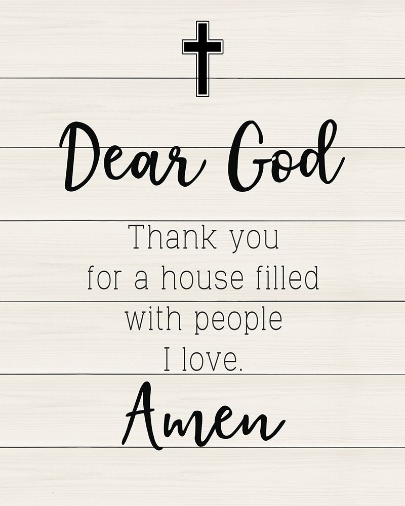 Dear God Poster Print by CAD Designs CAD Designs # 42508 - Posterazzi