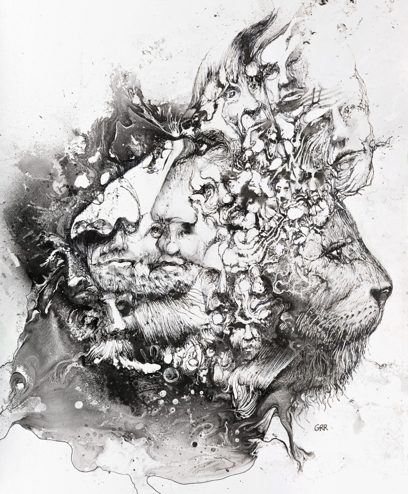Humans With Animal Heads Art