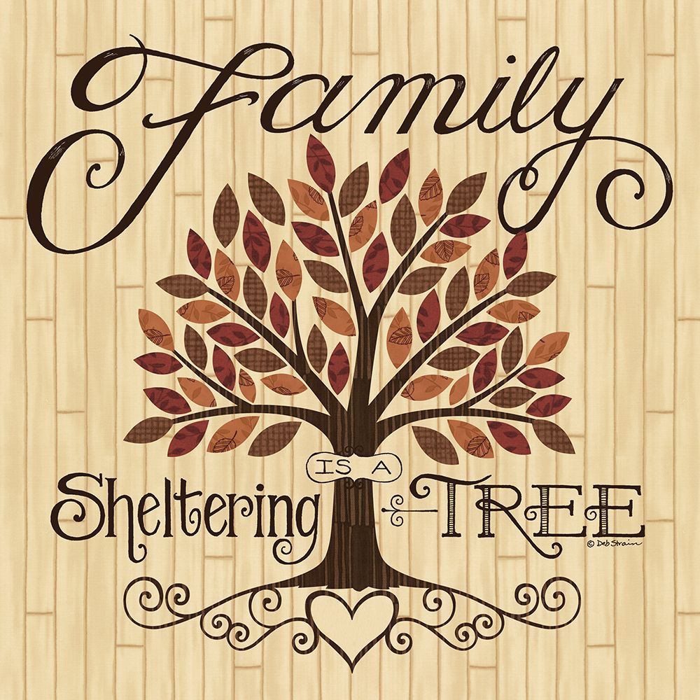 Sheltering Tree by Deb Strain (12 x 12) - Posterazzi