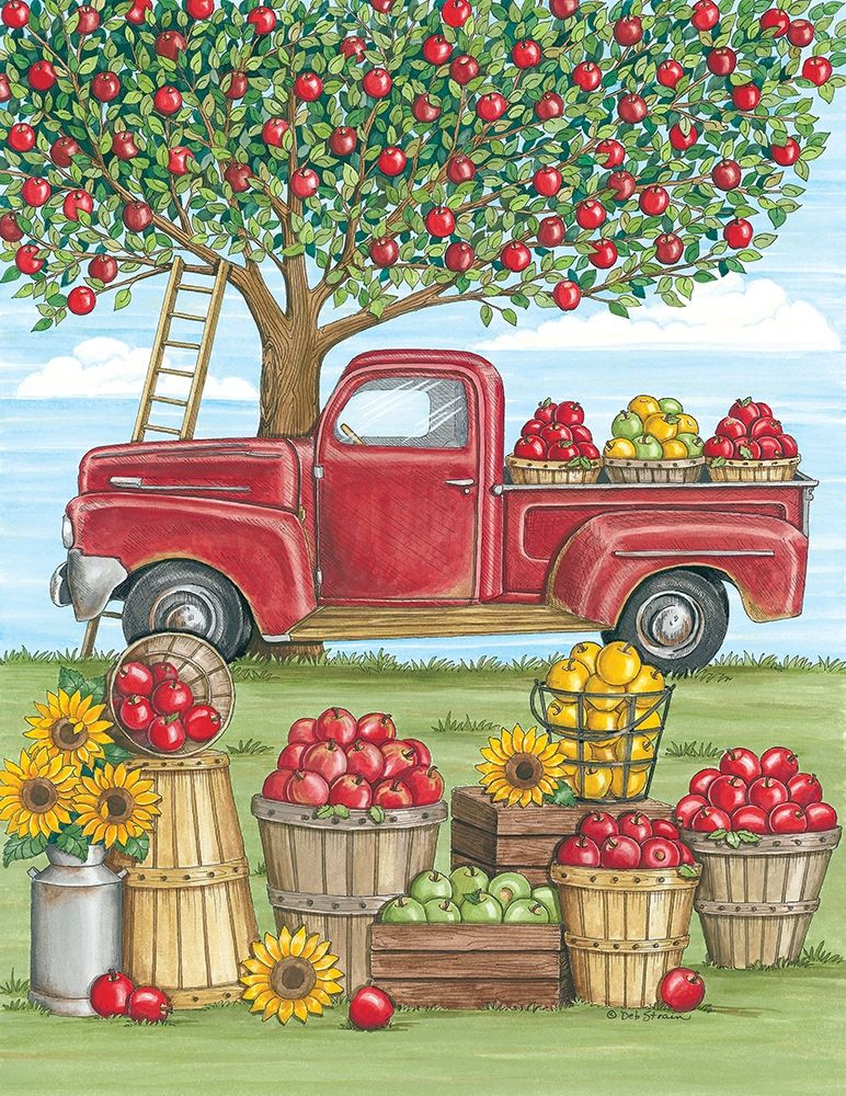 Apple Time by Deb Strain (18 x 24) - Posterazzi