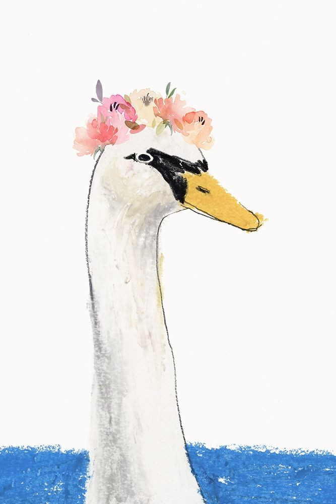 White Swan by Sozi (18 x 24) - Posterazzi