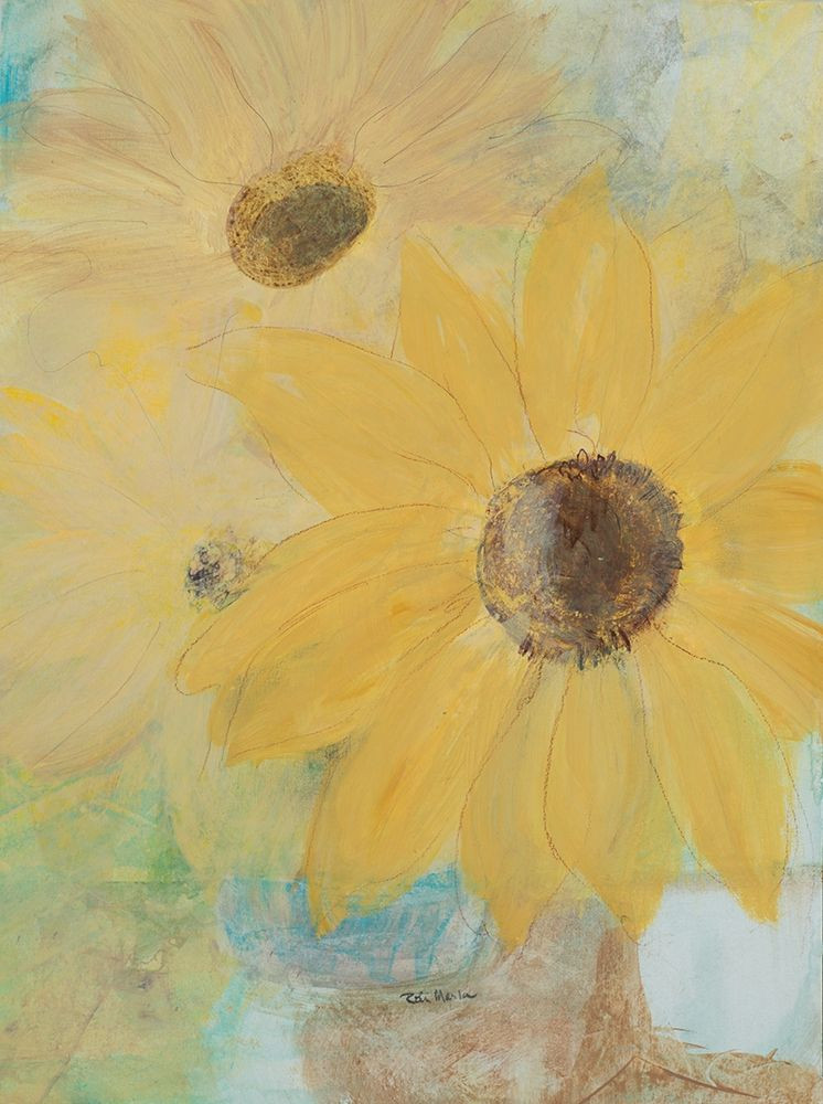 Big Sunflowers by Robin Maria (18 x 24) - Posterazzi