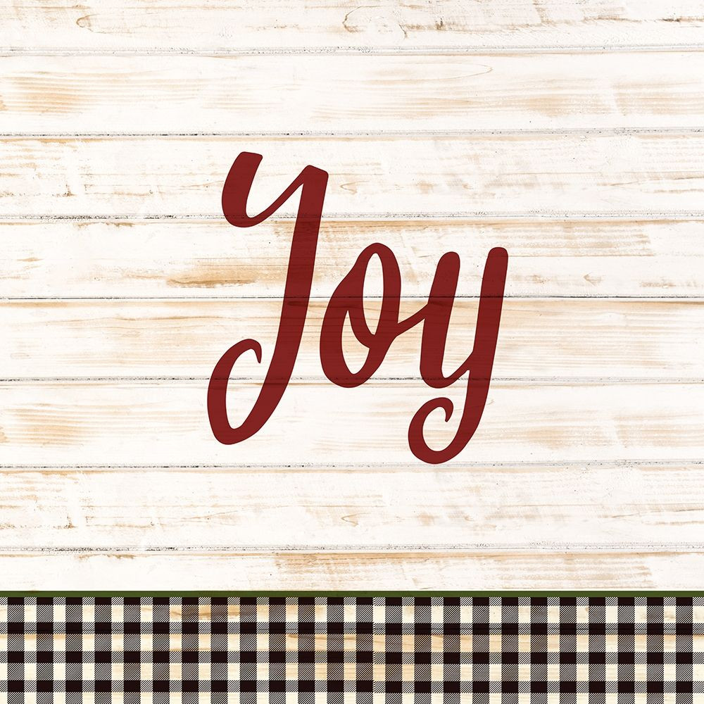 Joy Plaid by Ann Bailey (24 x 24) - Posterazzi
