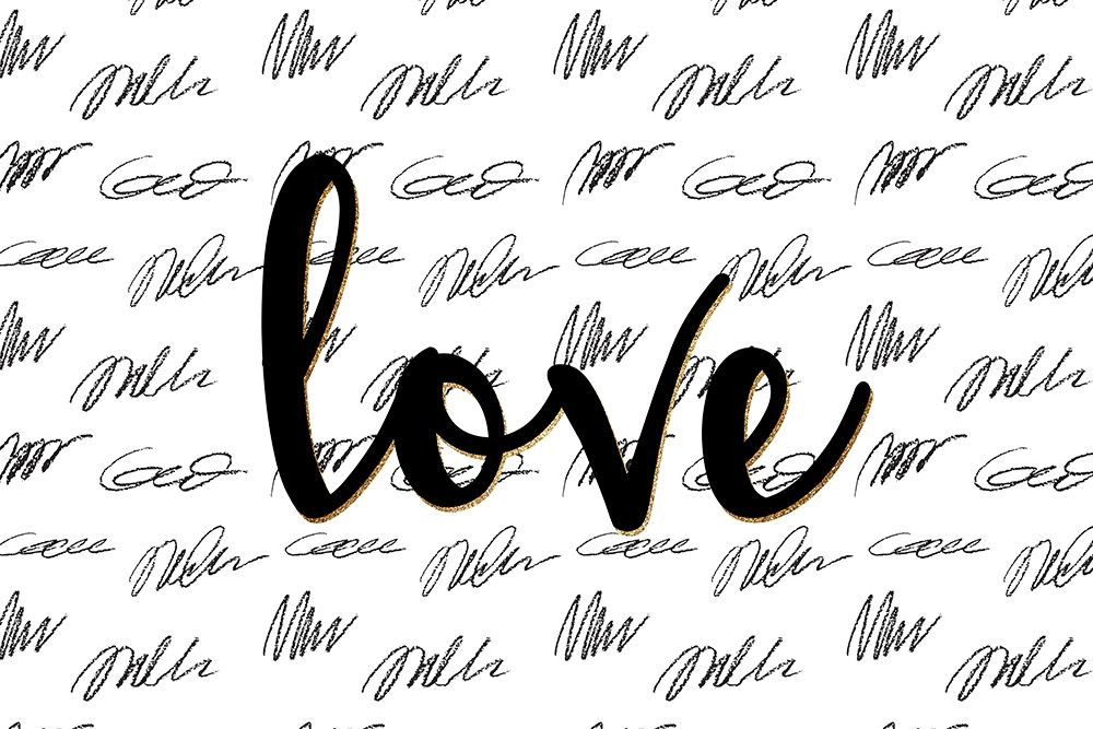 Love Scribbles by Kimberly Allen (24 x 18) - Posterazzi