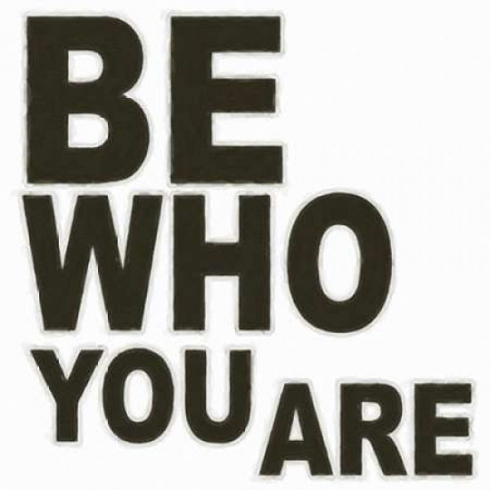 BE WHO YOU ARE Poster Print by Taylor Greene (12 x 12) - Posterazzi
