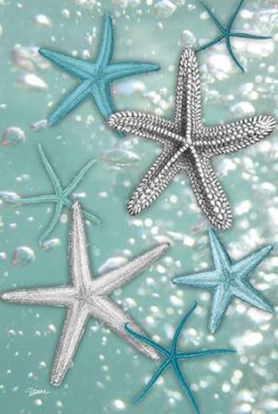 Starfish Bubbles Poster Print by Diane Stimson (12 x 18) - Posterazzi
