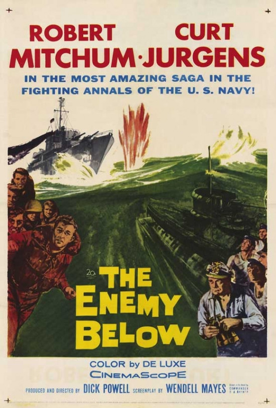 The Enemy Below Movie Poster Print (27 x 40) - Item # MOVAF6305 ...