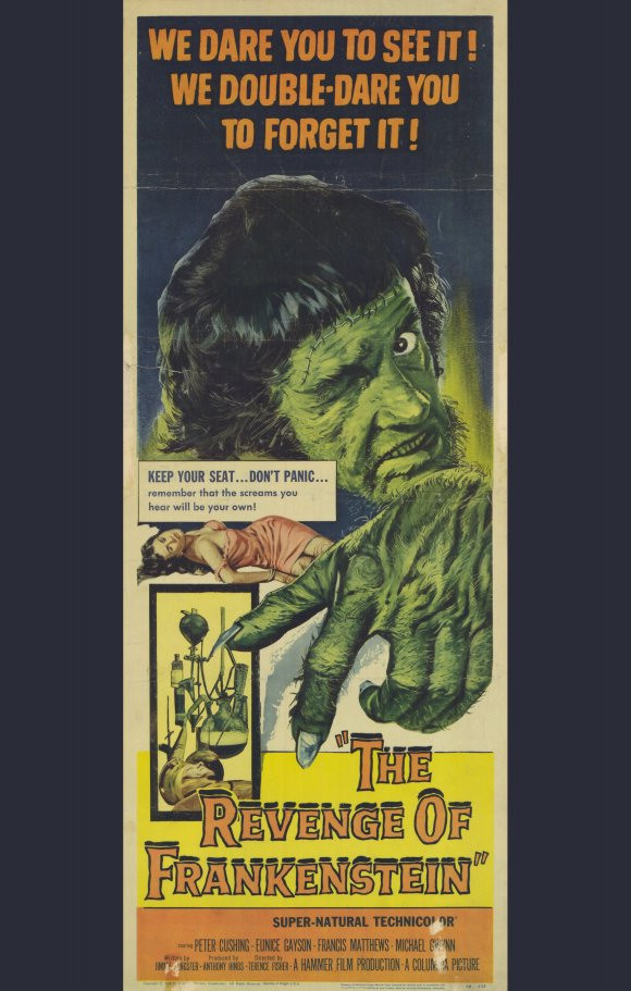 The Revenge of Frankenstein Movie Poster Print (11 x 17) - Item ...