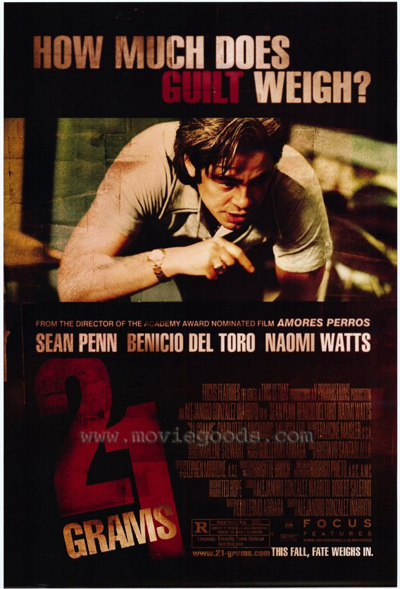 21 Grams Movie Poster Print (27 x 40) - Item # MOVEG7801 - Posterazzi