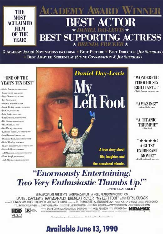 My Left Foot Movie Poster Print (11 x 17) - Item # MOVAF5043 - Posterazzi