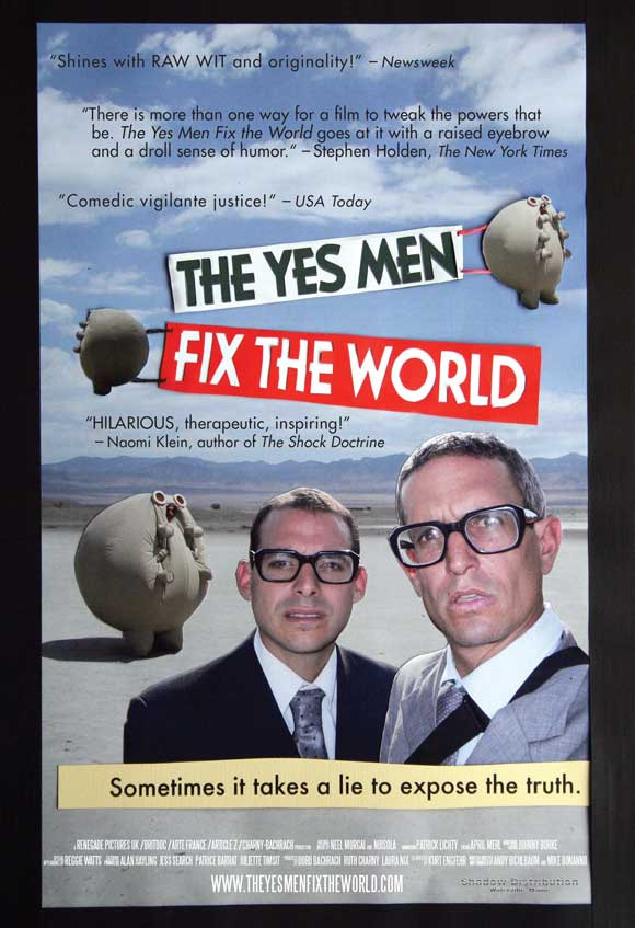The Yes Men Fix the World Movie Poster Print (27 x 40) - Item ...