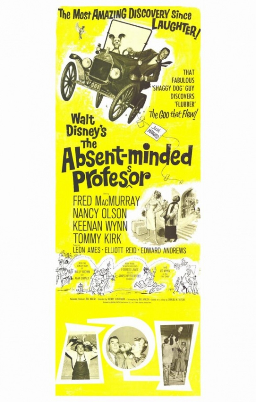 The Absent-Minded Professor Movie Poster Print (11 x 17) - Item ...
