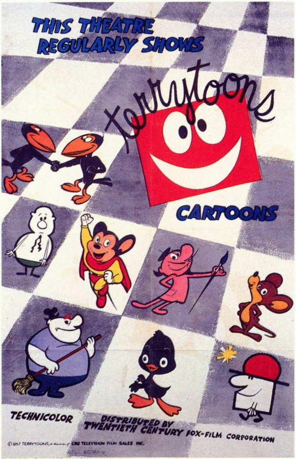 This Theater Regularly Shows Terrytoons Movie Poster Print (11 x 17 ...