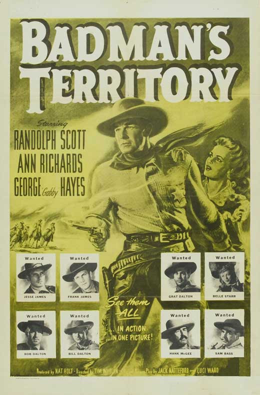 Badman's Territory Movie Poster Print (11 x 17) - Item # MOVEB20770 ...