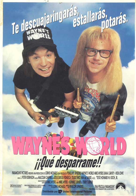 Wayne's World Movie Poster Print (27 x 40) - Item # MOVEJ3410 - Posterazzi