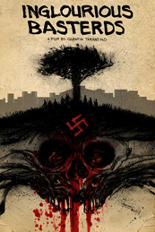 Inglourious Basterds Art Poster Inglourious Basterds Movie Poster