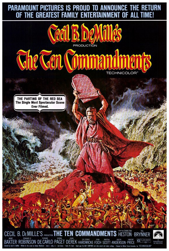 The Ten Commandments Movie Poster Print (27 x 40) - Item # MOVIF4421 ...