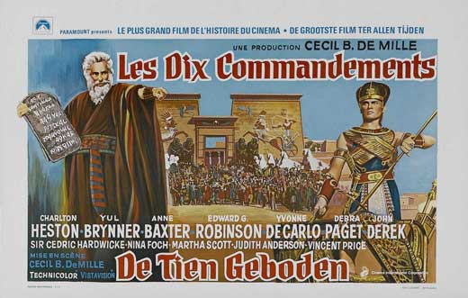 The Ten Commandments Movie Poster Print (11 x 17) - Item # MOVIB50163 ...