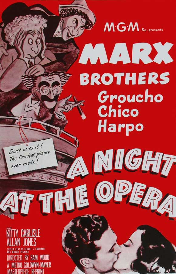 A Night at the Opera Movie Poster Print (11 x 17) - Item # MOVGB03540 ...