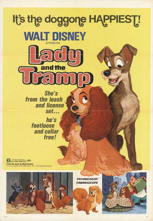 Lady and the Tramp Movie Poster Print (27 x 40) - Item # MOVIB78910 ...