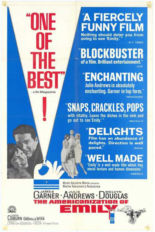 The Americanization of Emily Movie Poster Print (11 x 17) - Item ...