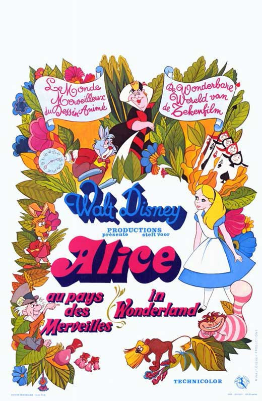 Alice In Wonderland Movie Poster Disney