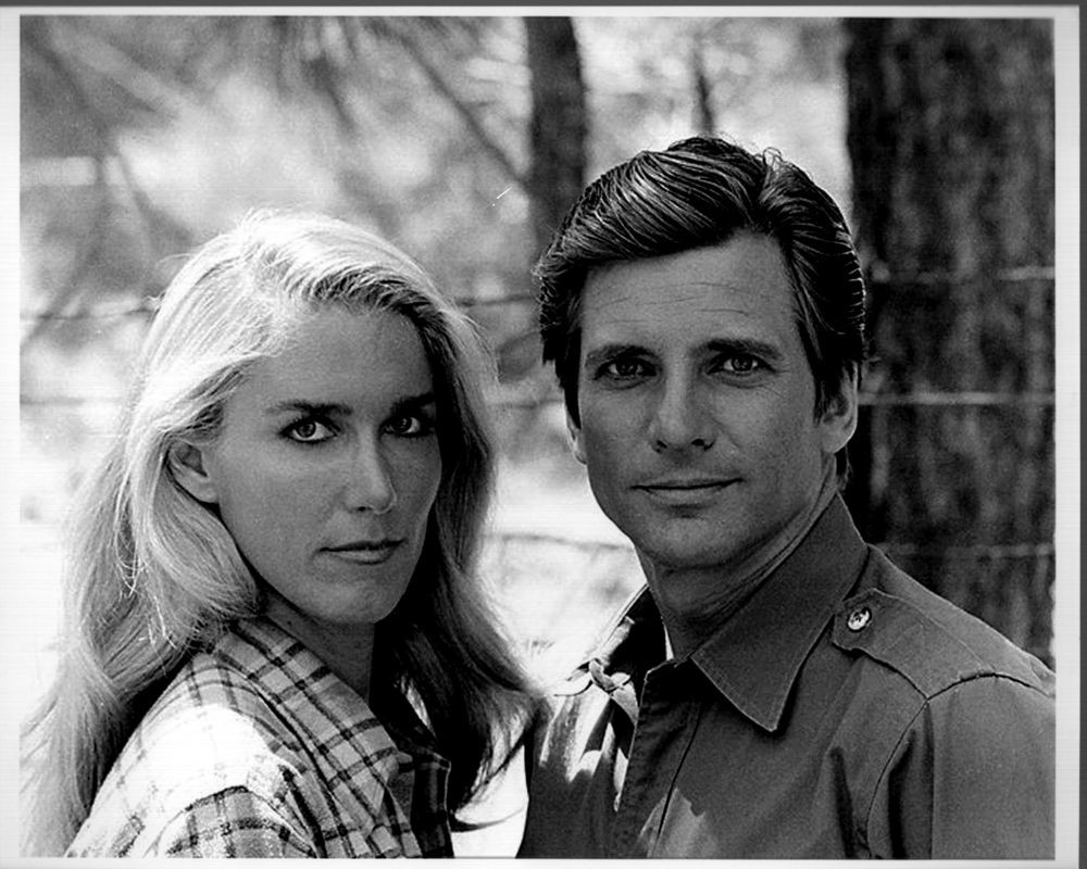 Tracy Brooks Swope And Dirk Benedict In The A-Team Black And White ...