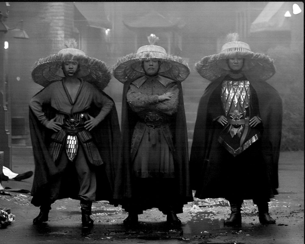 Peter Kwong, Carter Wong And James Pax In Big Trouble In Little China Black And White Photo ...