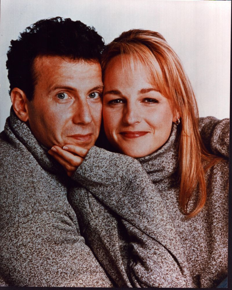 Paul Reiser And Helen Hunt Wearing Matching Sweaters For Mad About You ...