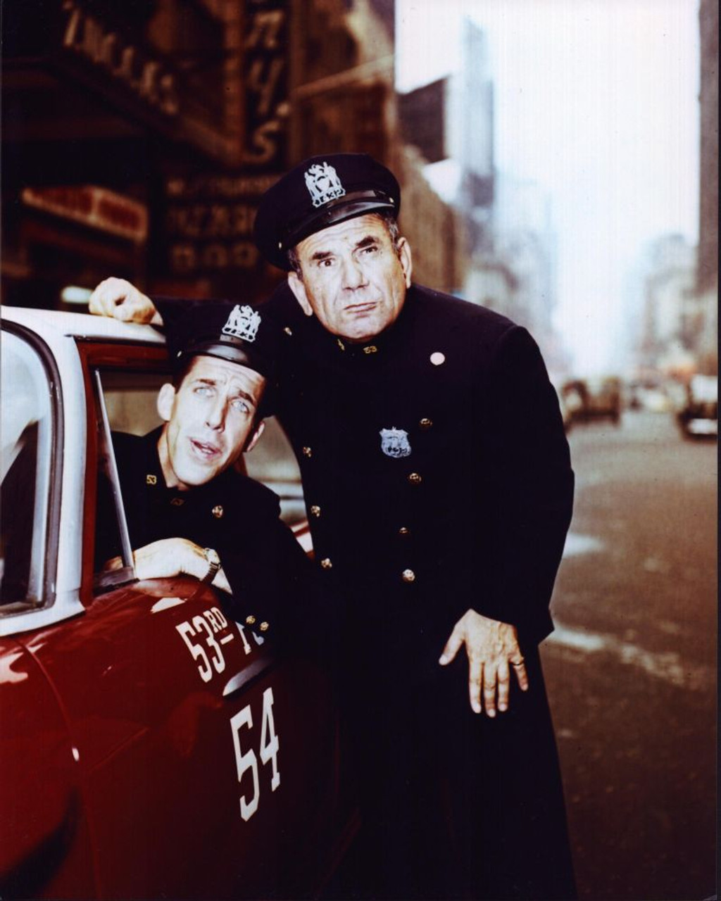 Fred Gwynne And Joe E. Ross In Car 54, Where Are You? Photo Print (8 x 10) - Posterazzi