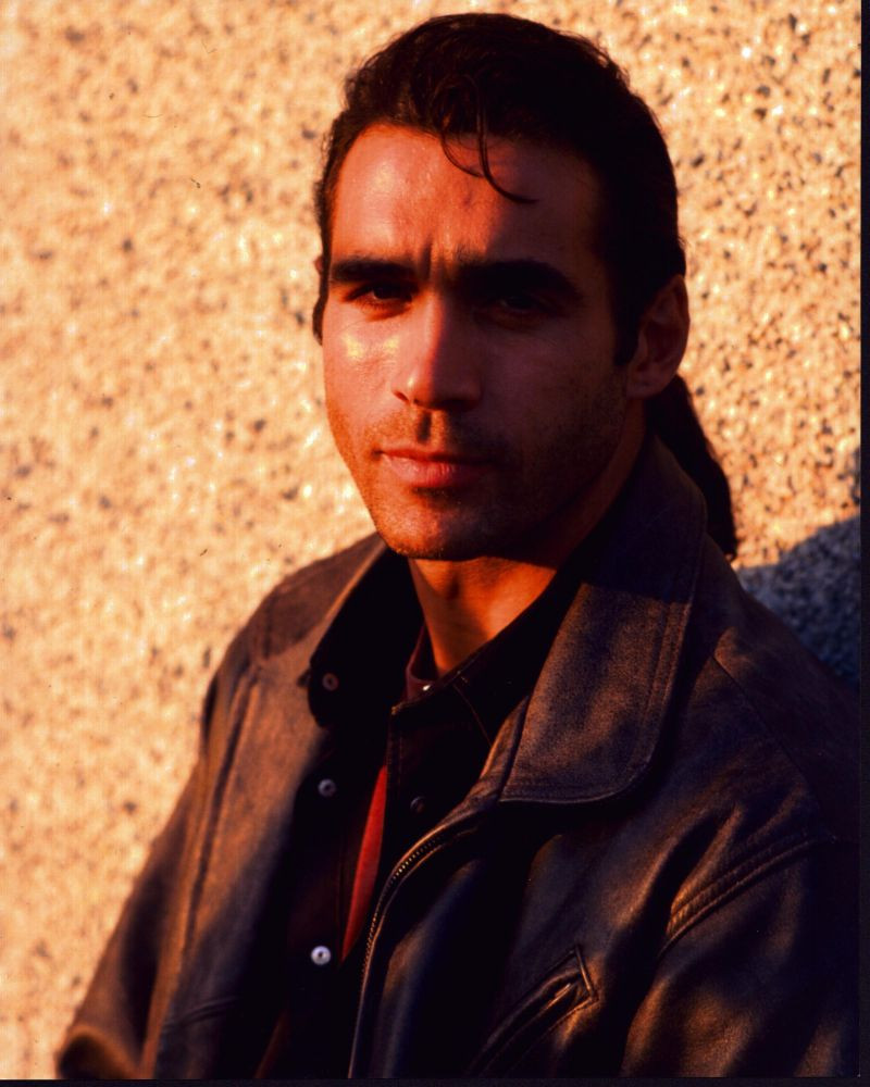Adrian Paul In Leather Jacket Leaning Against Wall Photo Print (8 x 10 ...