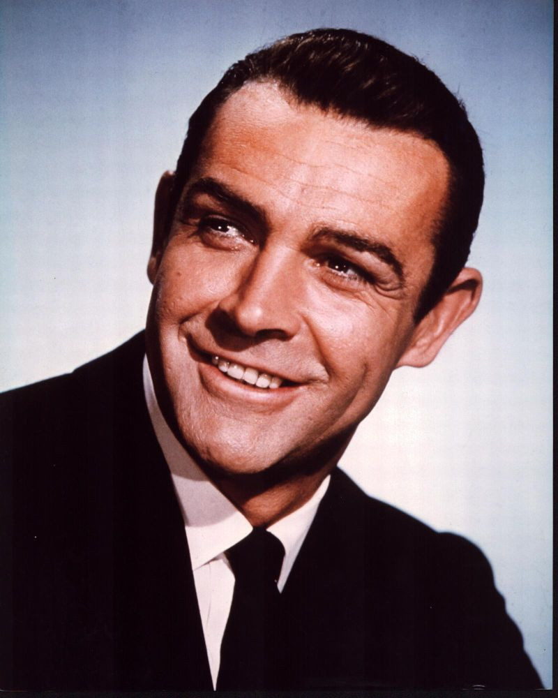 Sean Connery Headshot Smiling In Suit And Tie Photo Print (8 x 10 ...