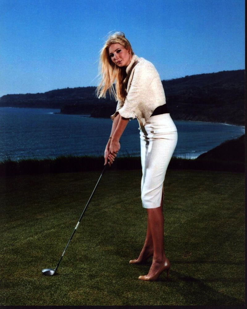 Ivanka Trump Golfing Photo Print (8 x 10) - Posterazzi
