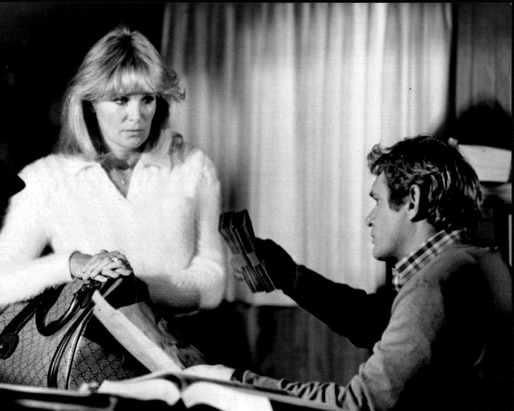 Linda Evans And Bo Hopkins In Dynasty Black And White Photo Print (8 x ...