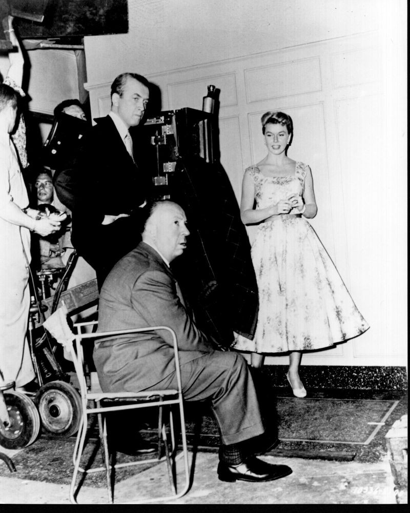 James Stewart, Alfred Hitchcock And Doris Day Behind The Scenes Of The ...