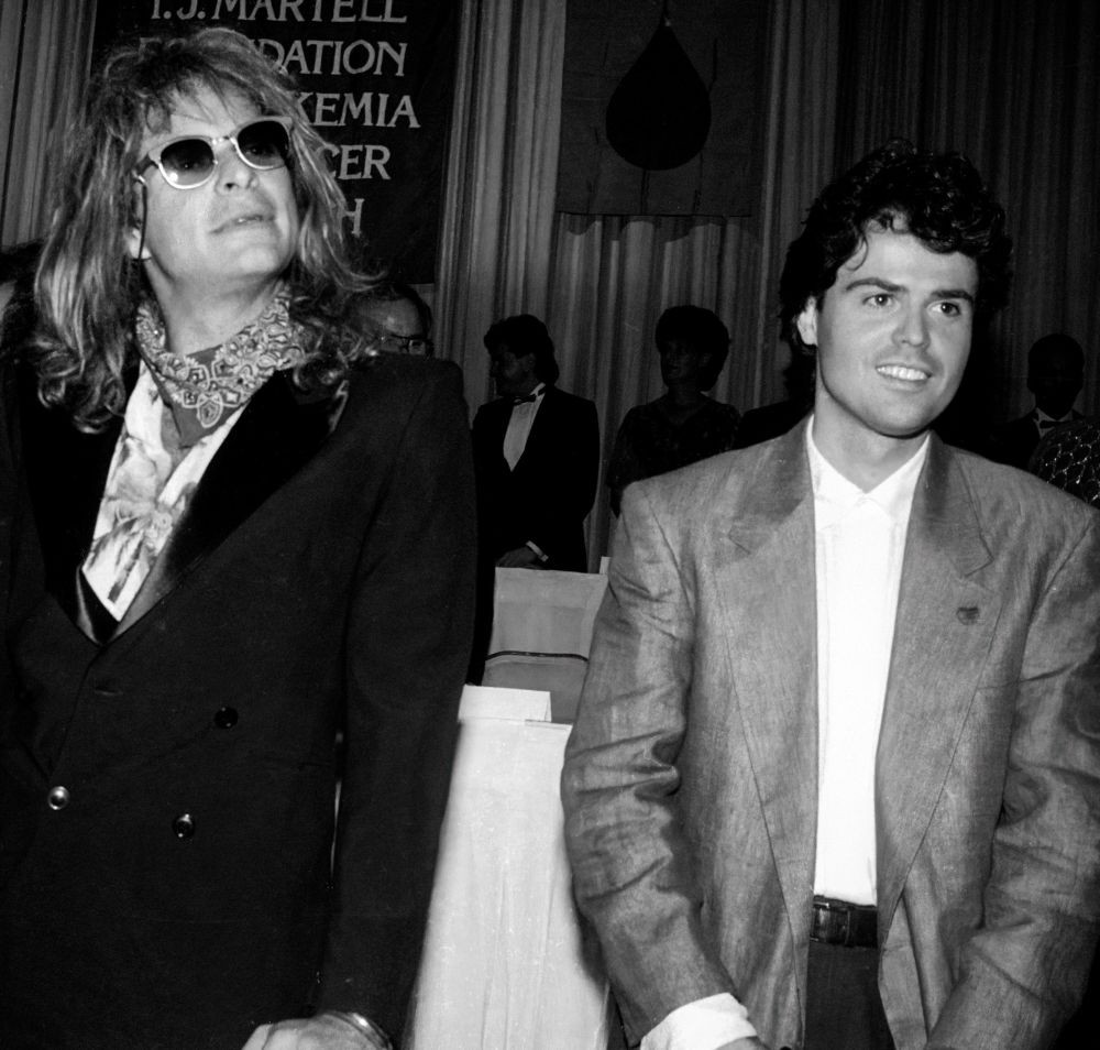 David Lee Roth, Donny Osmond 1990. photo by John Barrett (David Lee ...