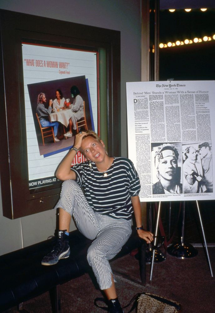 Doris Dorrie, German film director and producer, at the premiere of her ...