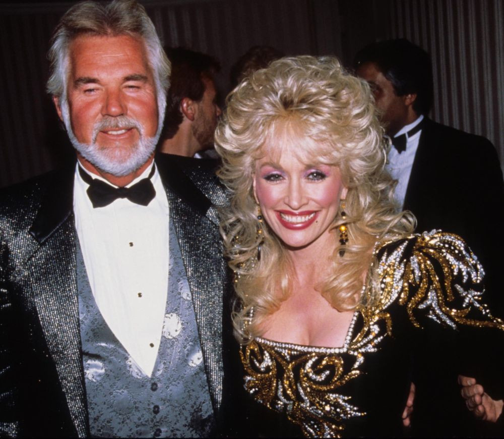 Kenny Rogers, Dolly Parton 1988. Photo by Adam Scull (Kenny Rogers ...