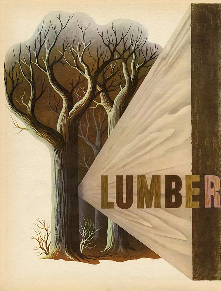 Lumber Poster Print - Apple Collection Vintage - Posterazzi