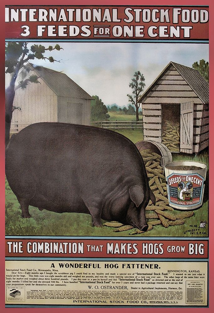 Hog Food Poster Print - Apple Collection Vintage - Posterazzi