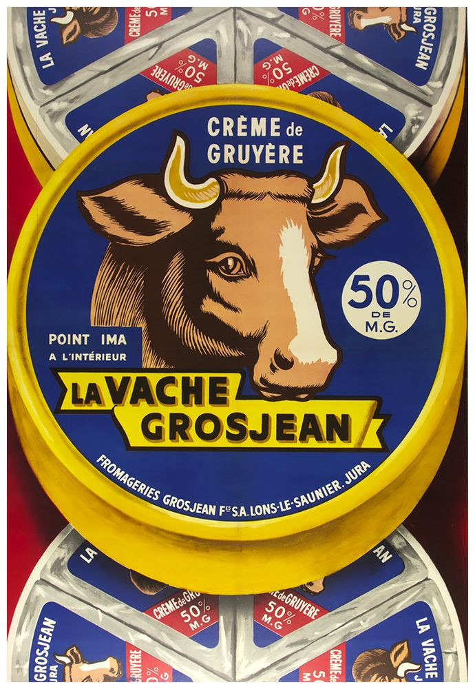 French Cheese Gruyere Poster Print - Apple Collection Vintage - Posterazzi