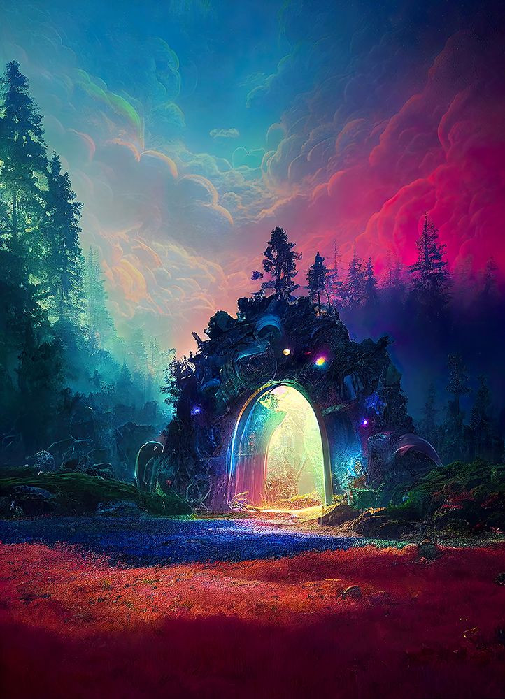 Forest Portal Poster Print - Wumples - Posterazzi