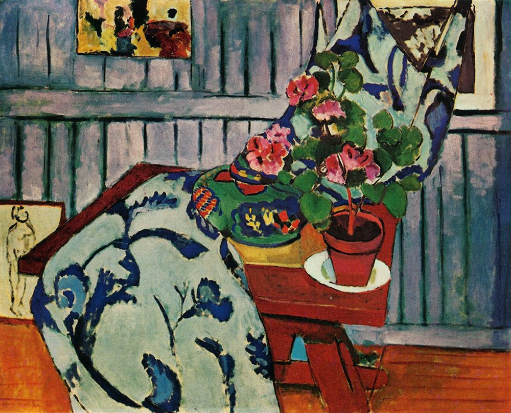 matisse_still_life_witha_geranium Poster Print - Apple Collection ...