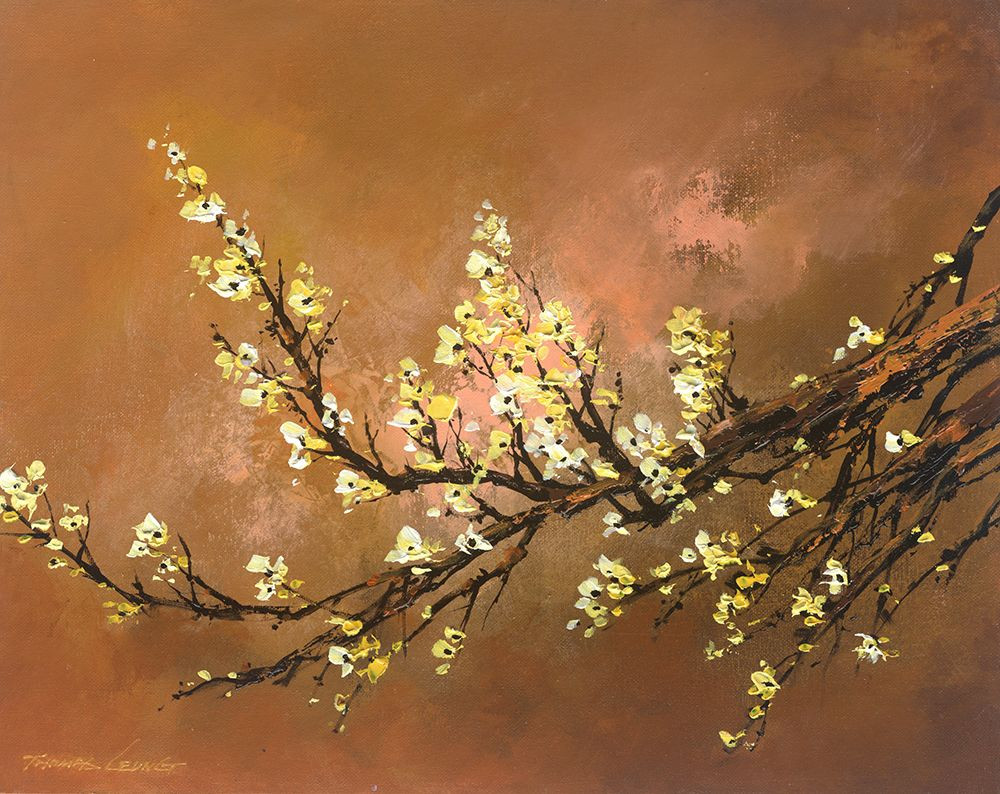 Yellow Plum Blossom 2 Poster Print - Thomas Leung - Posterazzi