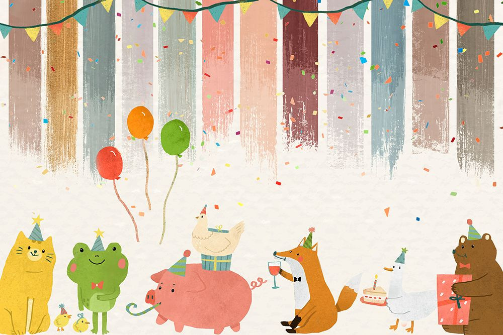 Party Animals Poster Print - Font Diva The - Posterazzi